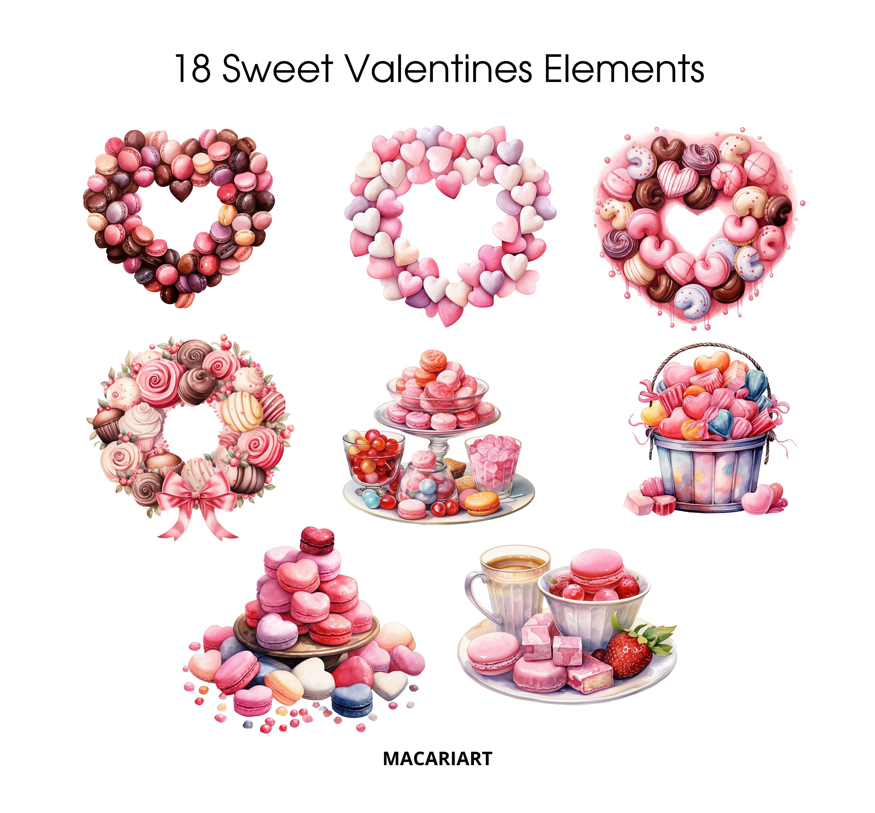 Sweet Valentine Clipart Love Day Valentines Png Sweet Heart Baby Shower ...