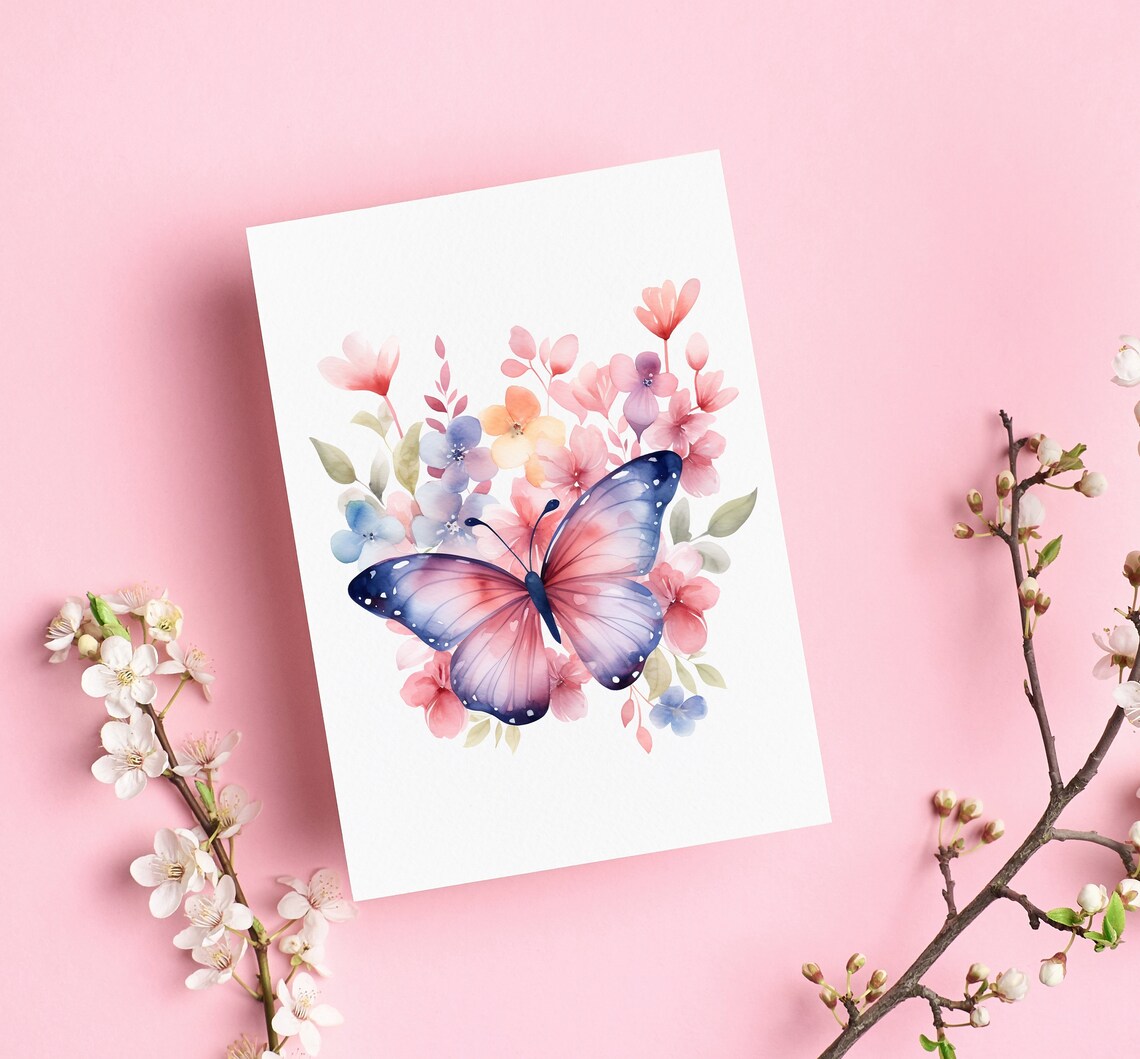 Watercolor Butterfly Clipart Pastel Butterflies Transparent Png ...