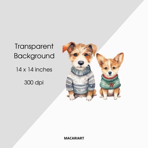 Christmas Puppies Clipart Cute Puppy Clipart Dog Png Winter Clipart ...