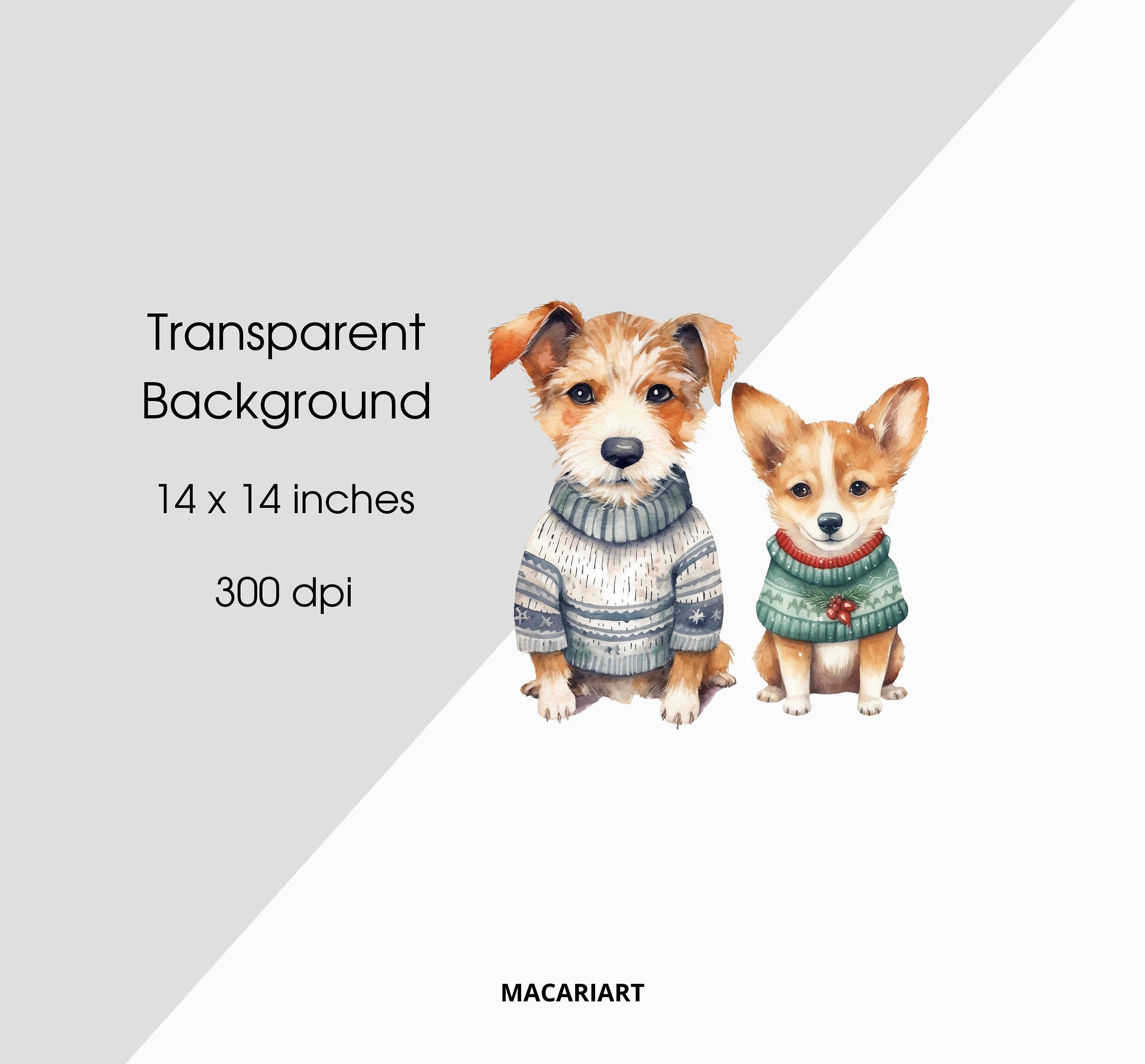 Christmas Puppies Clipart Cute Puppy Clipart Dog Png Winter Clipart ...