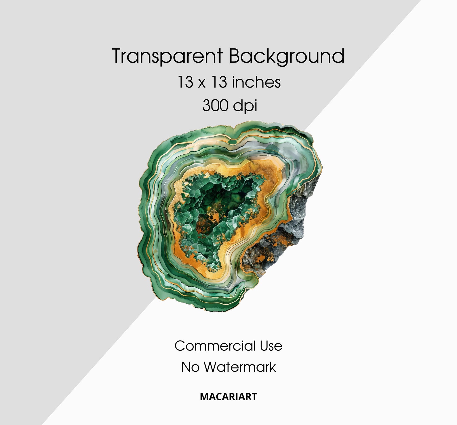 Green Agate Border Clipart Gold Glitter Green Marble Border Geode ...