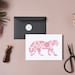 Pink Safari Toile Clipart Watercolor Chinoiserie Jungle Animals Baby ...