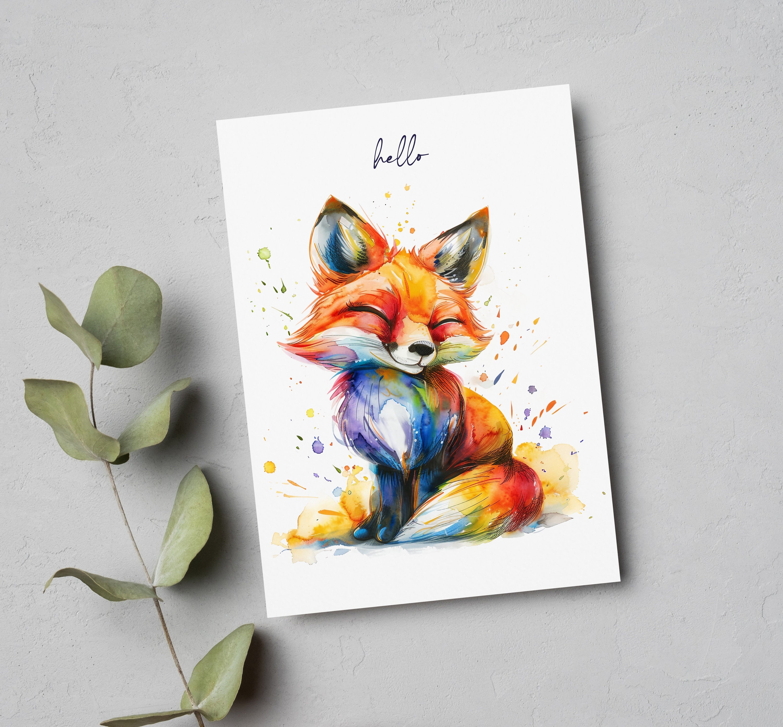 Woodland Animals Watercolor Clipart Forest Animals Clipart Cute ...
