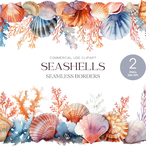 Seashell Border - Etsy