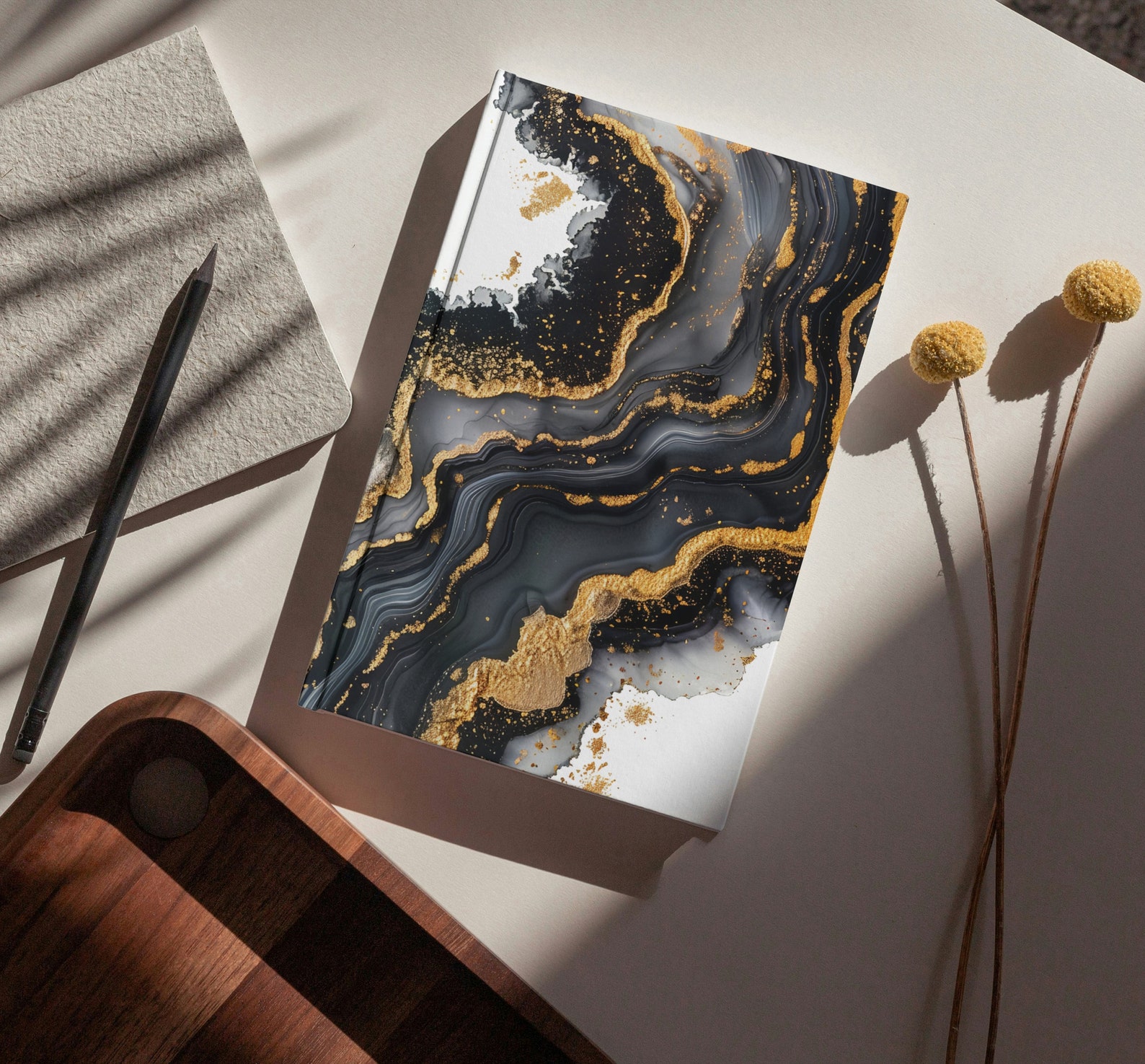 Black Agate Borders Clipart Gold Glitter Black Marble Border Geode ...