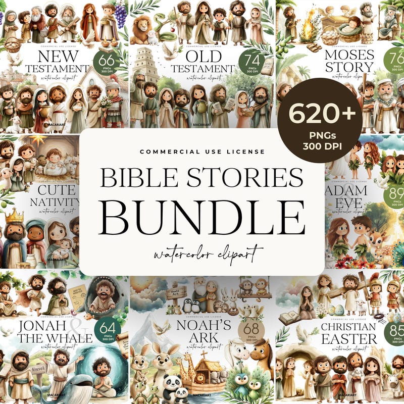 Cute Bible Clip Art - Etsy UK