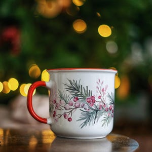 Perry Pink Christmas Garland Clipart Pink Floral Christmas Frame ...