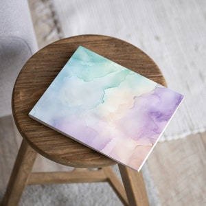 Purple Sage Abstract Texture Clipart Lavender Pastel Watercolor ...