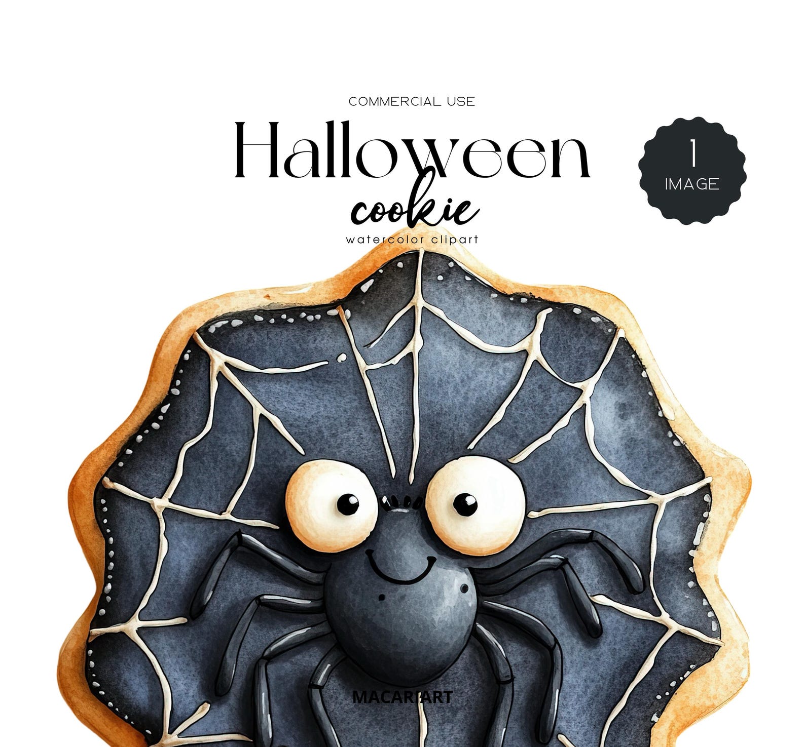 Cute Halloween Cookie Clipart Halloween Party Dessert Food Sugar Cookie ...
