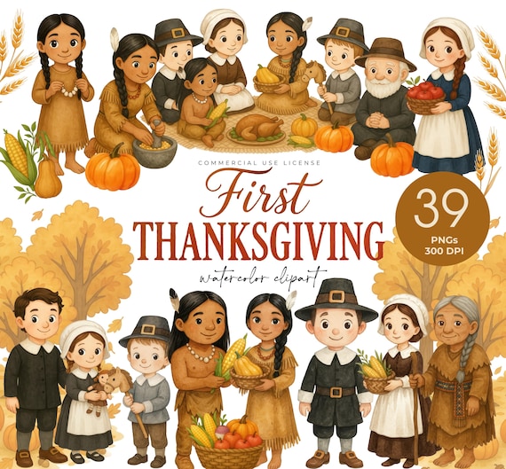 Thanksgiving Clipart Voor Kinderen