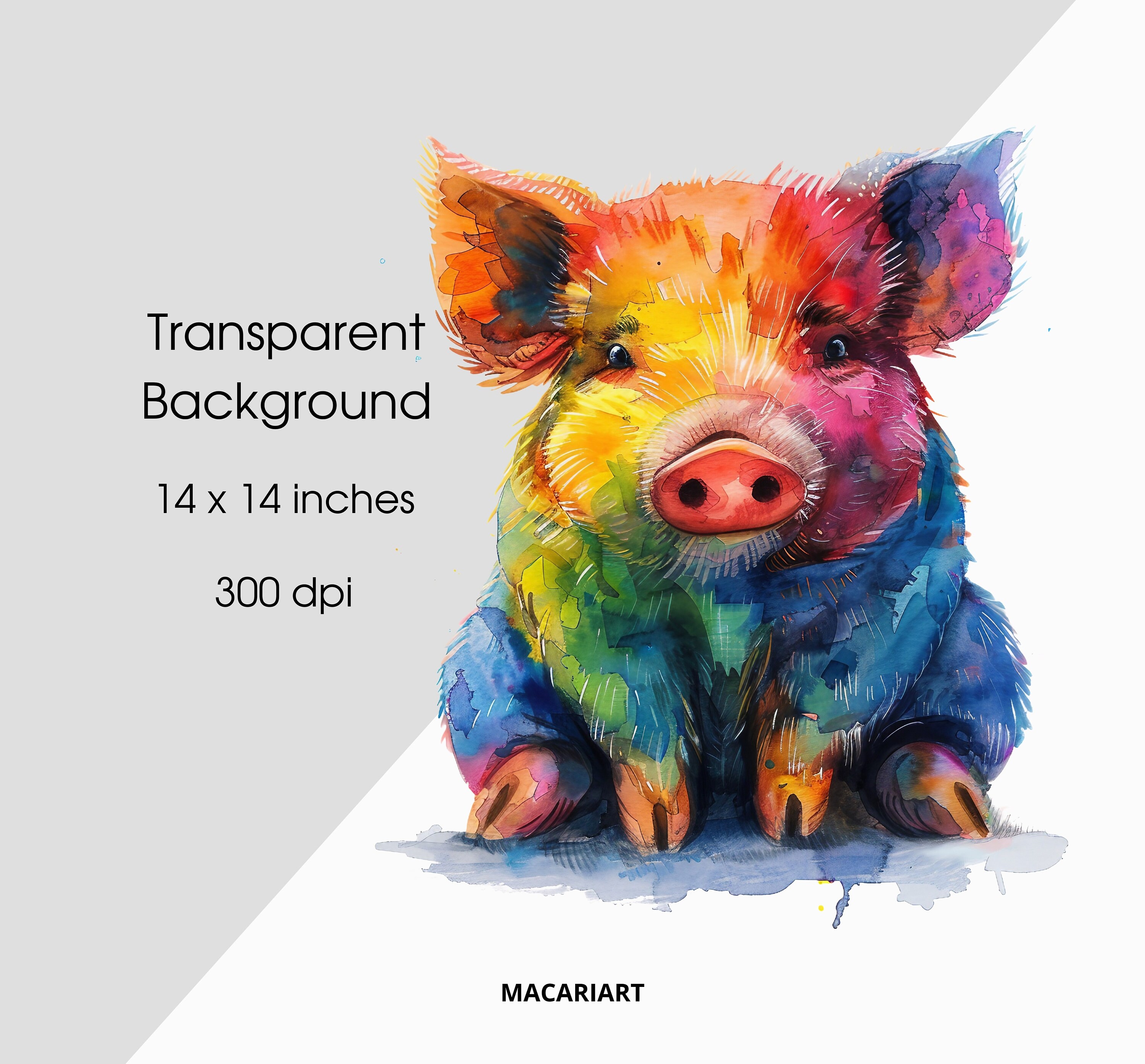 Woodland Animals Watercolor Clipart Forest Animals Clipart Cute ...