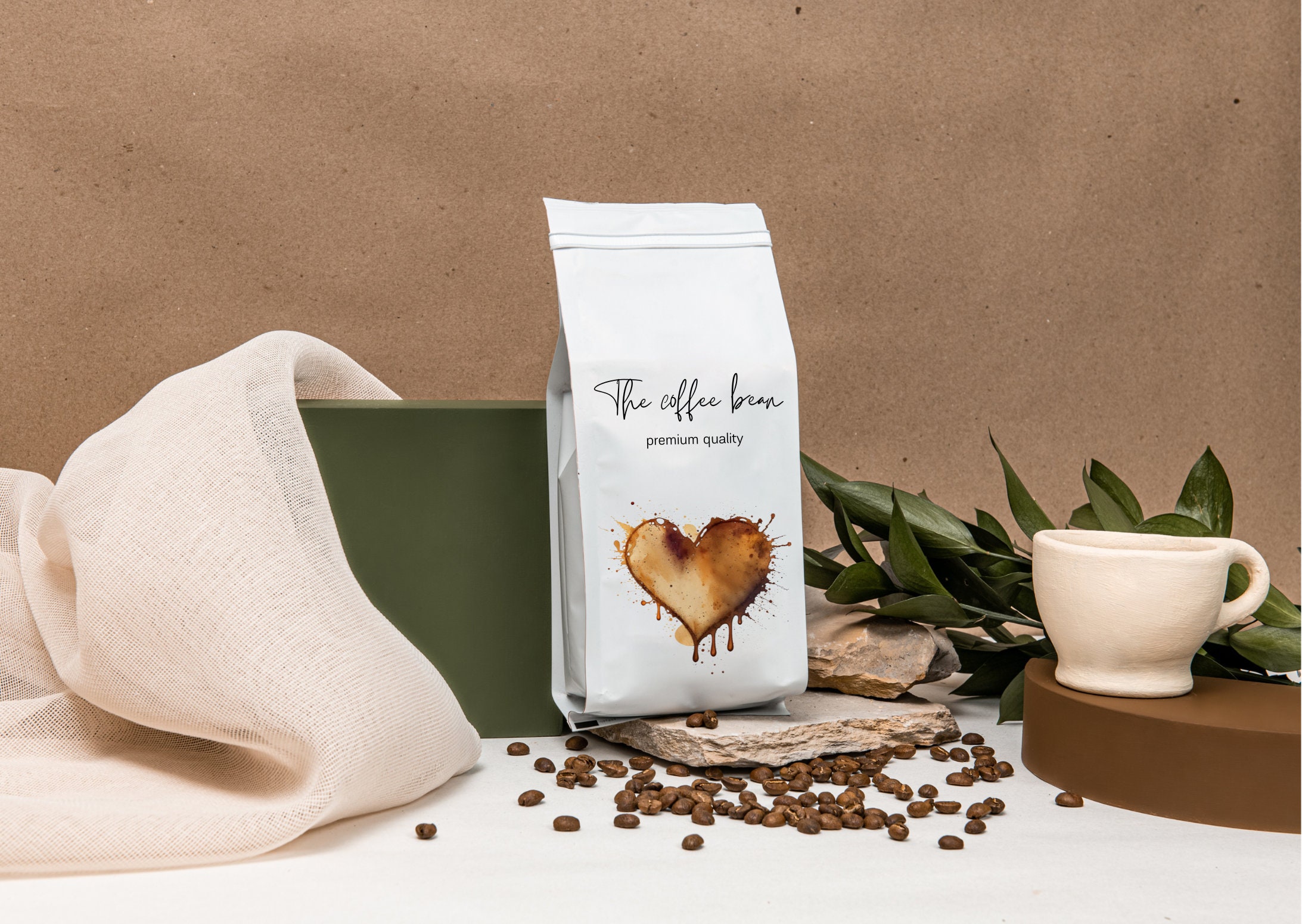 Watercolor Coffee Stains Clipart Coffee Print Wall Art Coffee Poster ...