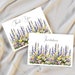 Wildflowers Borders Clipart Floral Watercolor Borders Lavender Flowers ...