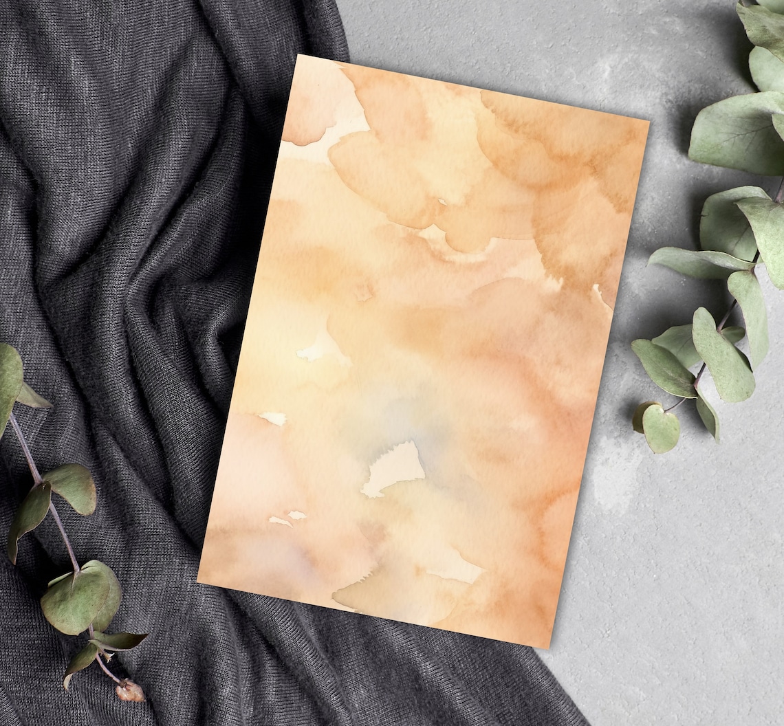 Neutral Beige Digital Paper Pack Modern Abstract Texture Clipart Brown ...