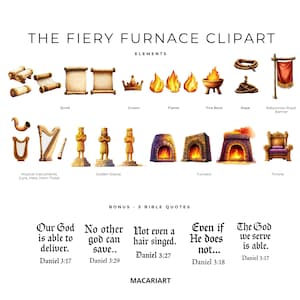Fiery Furnace Clipart, Shadrach Meshach Abednego, Biblical Character ...