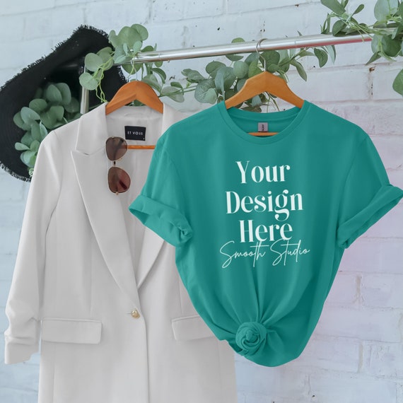 Jade Dome Gildan 64000 Hanging Mockup Jade Dome T-shirt - Etsy
