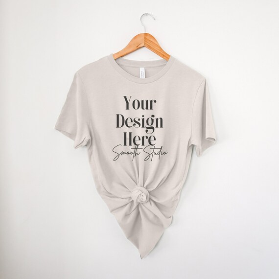 Heather Dust Bella Canvas 3001 Mockup Heather Dust Bella and - Etsy