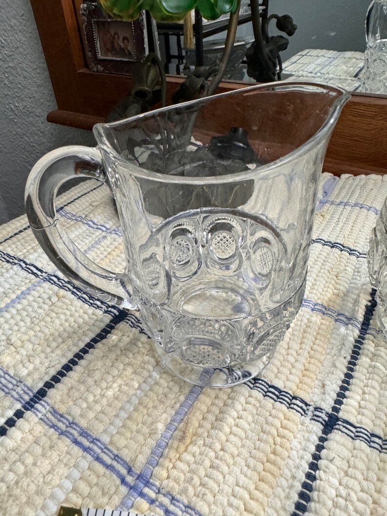 Vintage Lead Crystal Open Sugar Bowl and Creamer Little Pitcher Set - Etsy