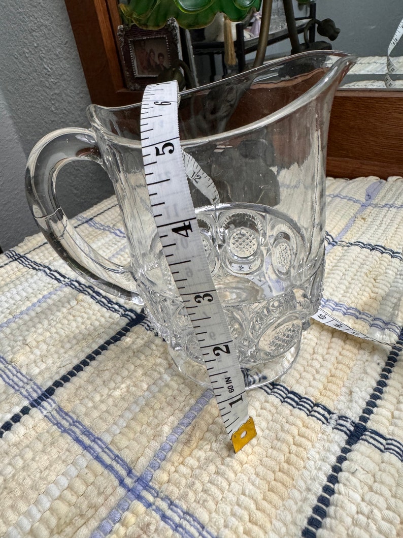 Vintage Lead Crystal Open Sugar Bowl and Creamer Little Pitcher Set - Etsy