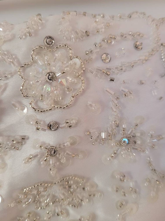 PC Mary’s Corset Wedding Dress Embroidery Beads White… - Gem