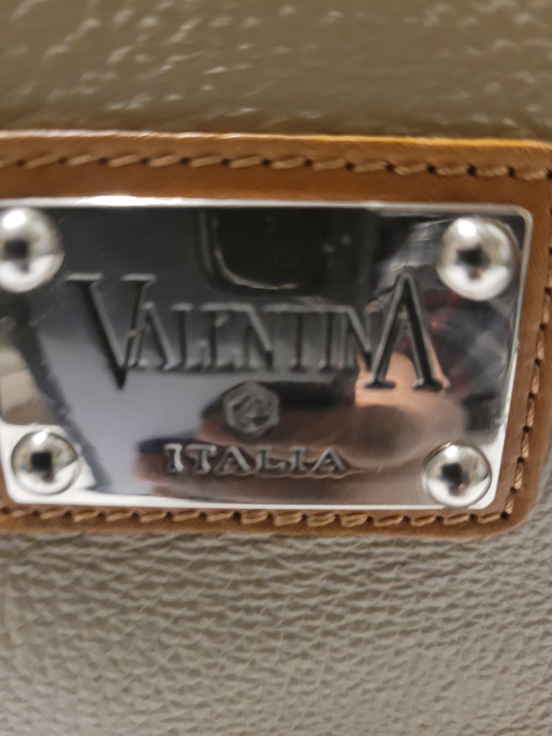 Valentina Italia Womens Genuine Italian Leather Tote Shoulder Bag - Etsy
