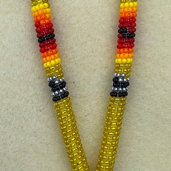 Native American Beaded Keychain - Etsy