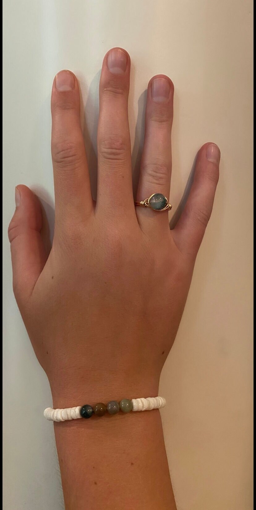 India Stone Jeweled Ring and Necklace Bundle - Etsy