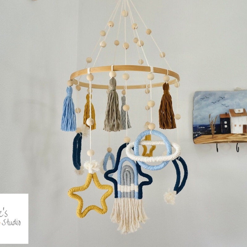 Baby Boy Crib Mobile - Etsy