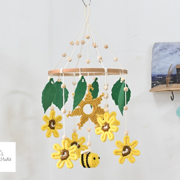Bee Baby Mobile - Etsy
