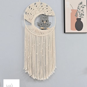 Little Angel on Swing, Tree of Life Dream Catcher, Macrame Doll Wreath ...