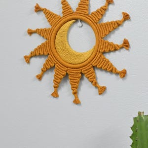 Sun Macrame Wall Hanging: Boho Nursery Decor - Etsy