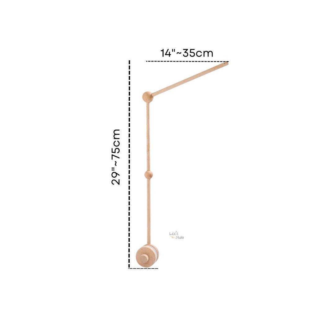 Baby Crib Hanger, Extension Tool Wood, Mobile Hangers for Crib,baby ...