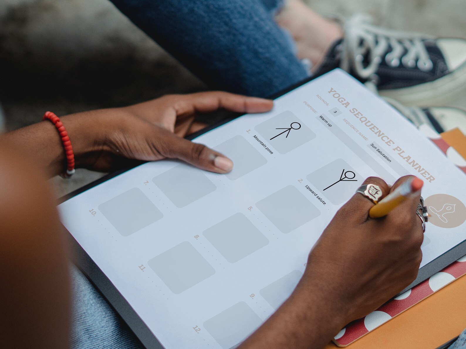 Custom A4 Yoga Sequence Planner - Personalised Yoga Class Planner ...