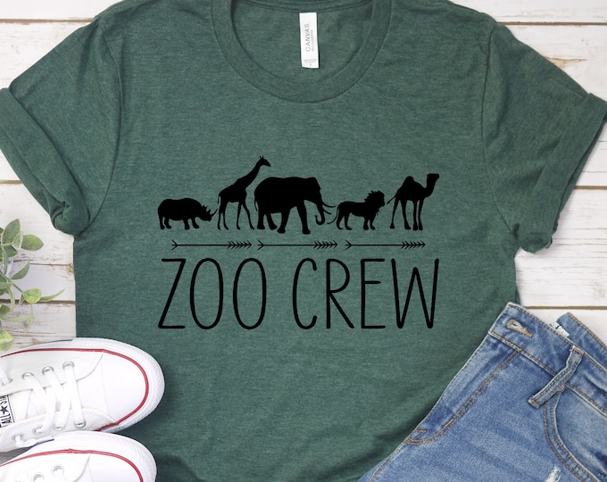 Zoo Crew Shirt, Animal Keeper, Wild Life Shirt, Family Birthday Shirts ...