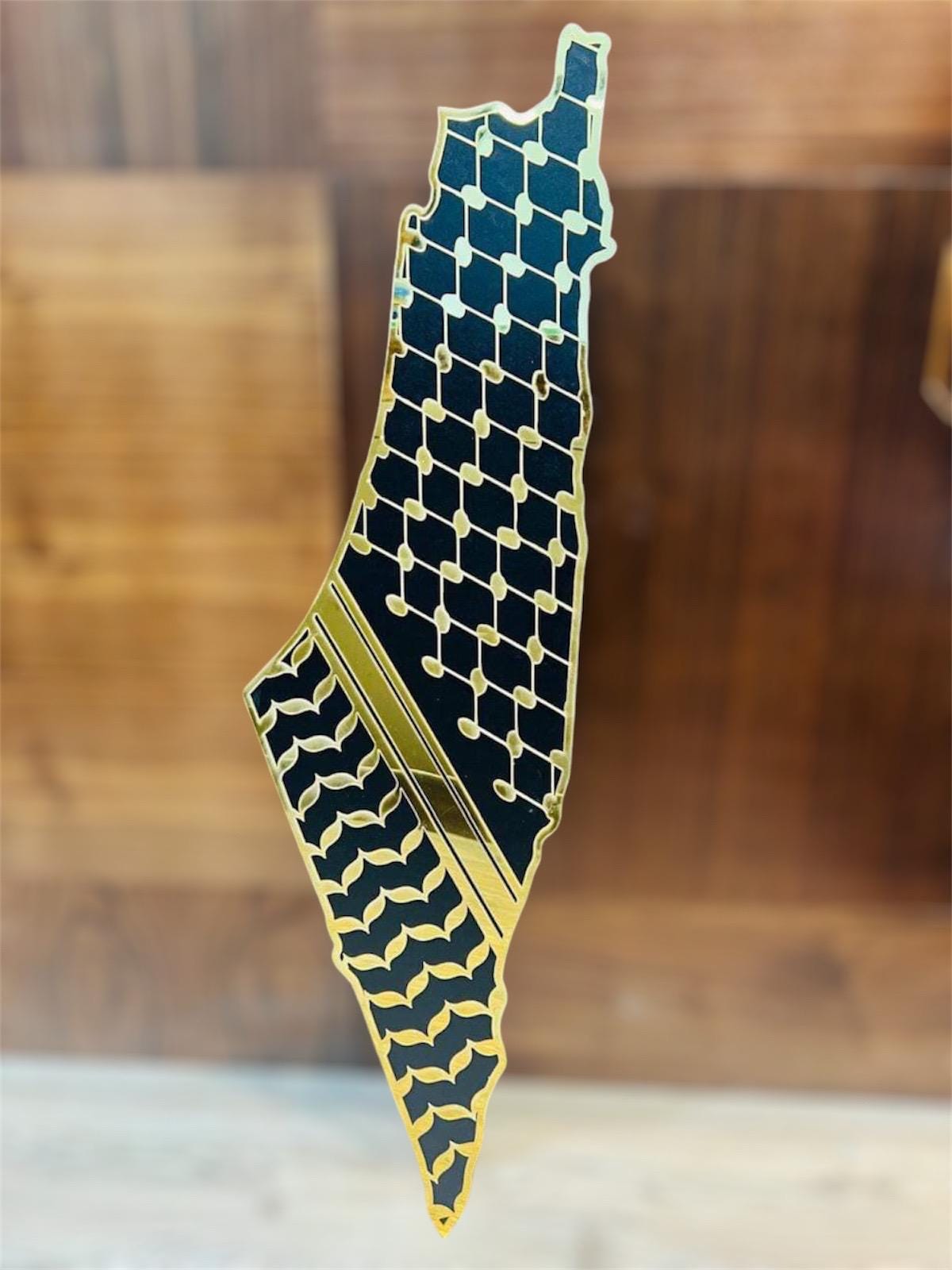 Palestine Map Wall Decor. Palestine Wall Map. Palestine Gold Map - Etsy