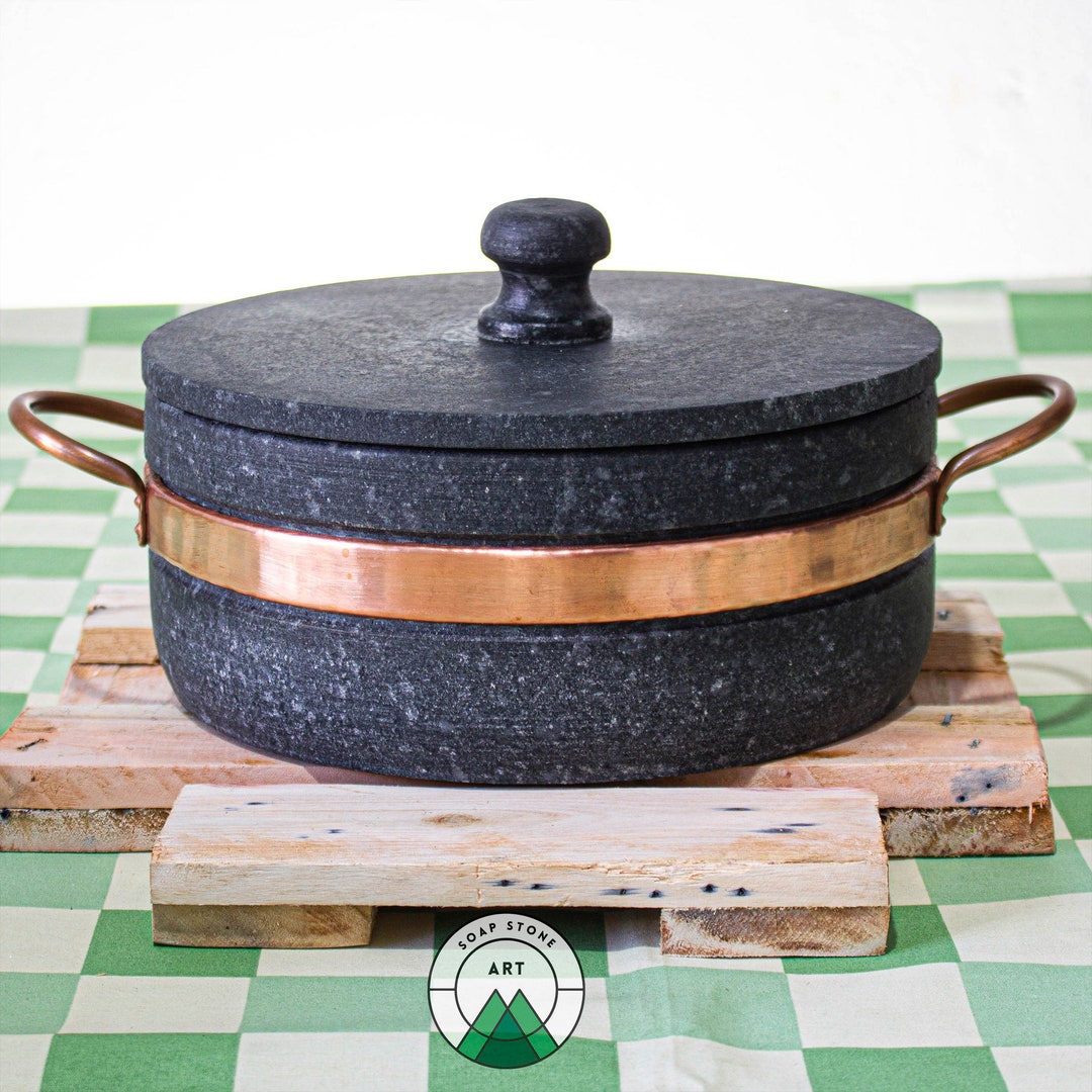 Specialty Handrafted Soapstone Pot 1 Quarts Ready to Use - Etsy