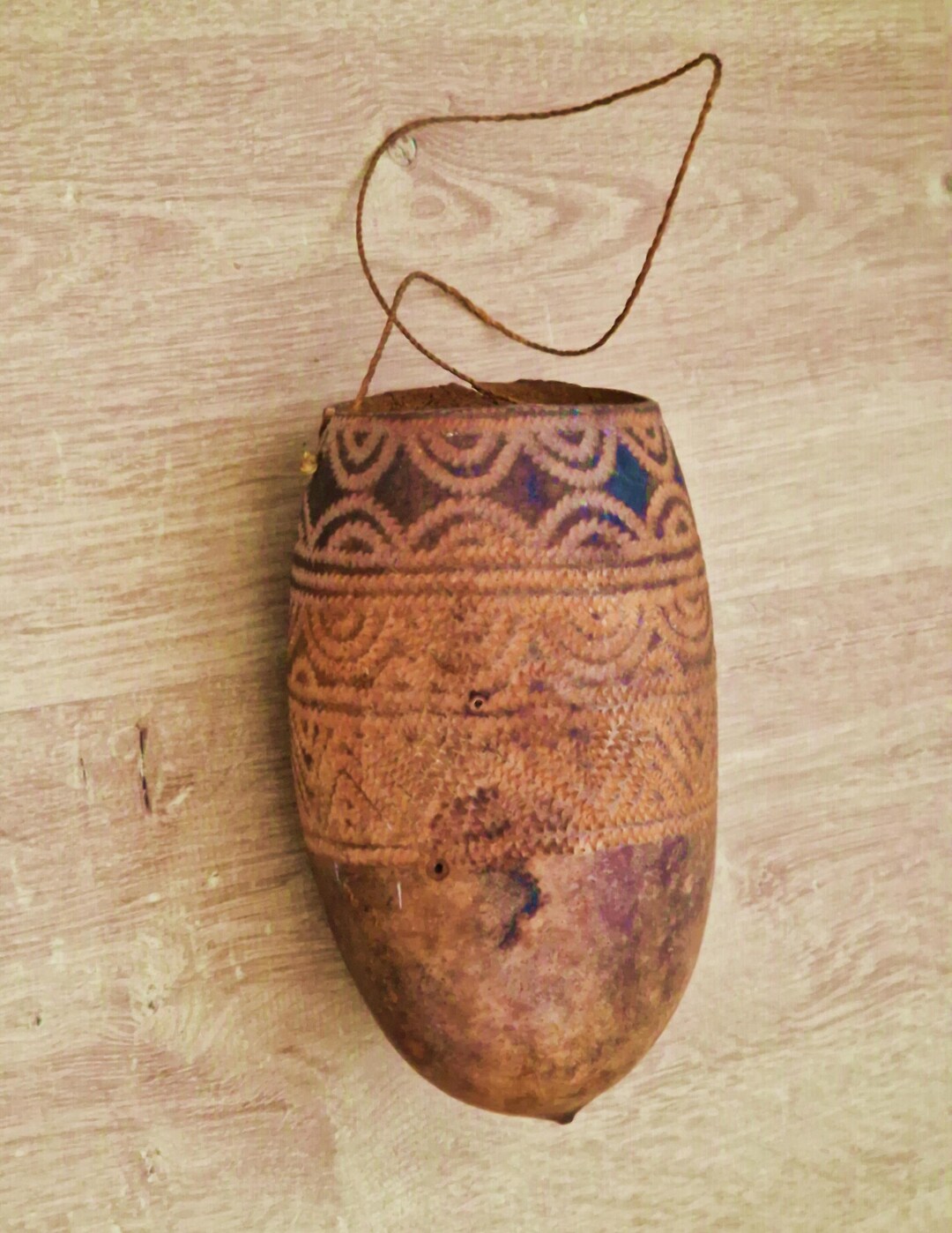 Old Aboriginal Gourd Container - Tarnuk - Etsy