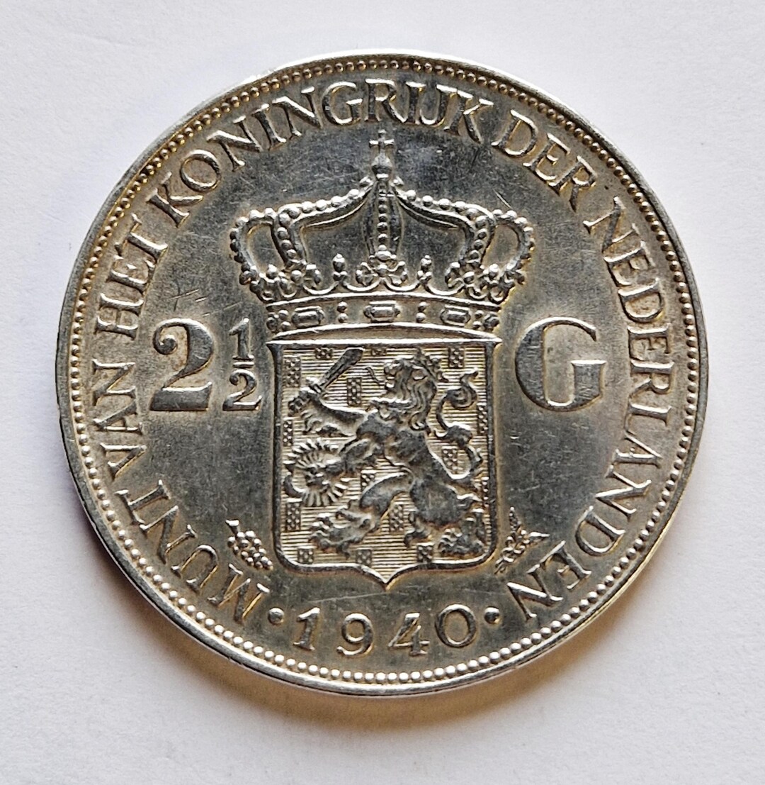 Netherlands 1940 2 1/2 Guilders - Etsy