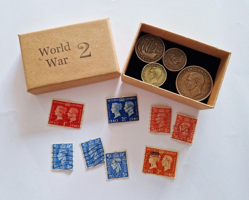 WW2 Coins & Stamps - Etsy