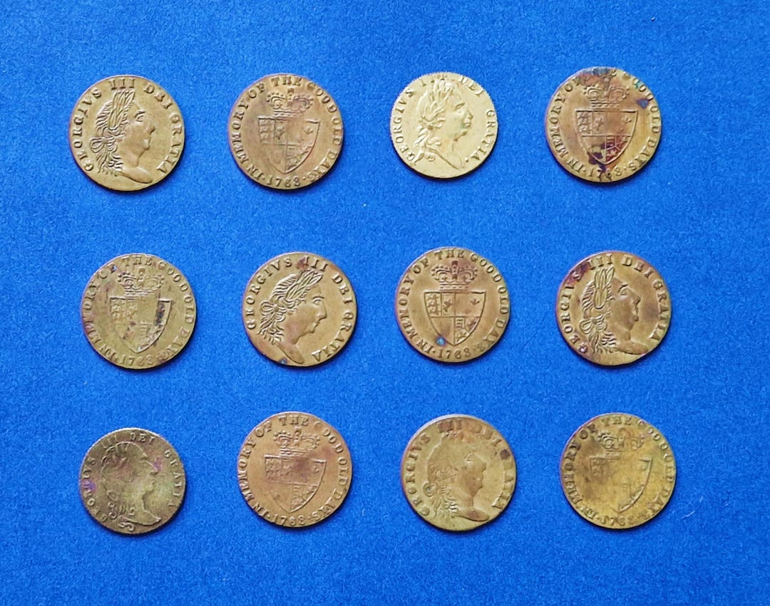 12 X George III Gaming Tokens - Job Lot! - Etsy