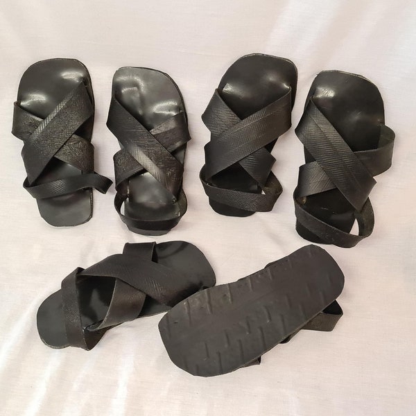 Recycled Tire Sandals - Etsy