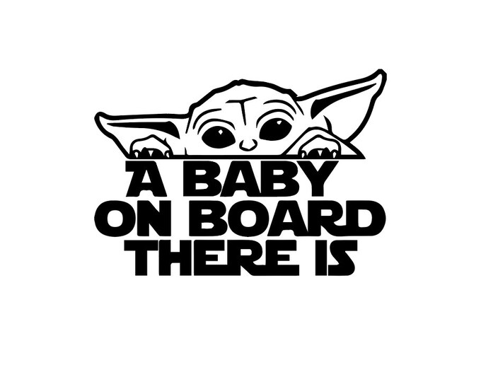 Grogu Car Sticker Window Decal Baby Yoda Mandalorian Baby on - Etsy Israel
