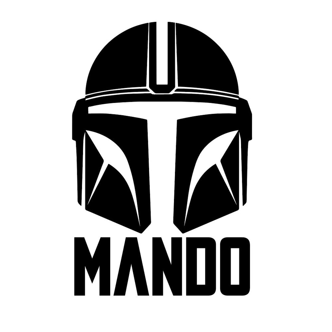 Mando Helmet Decal - Etsy