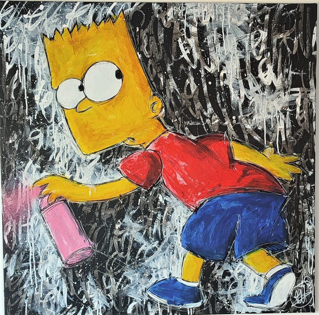 Bart Painting - Etsy