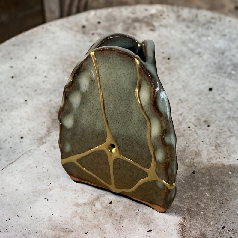 Kintsugi Mini Vase - Etsy