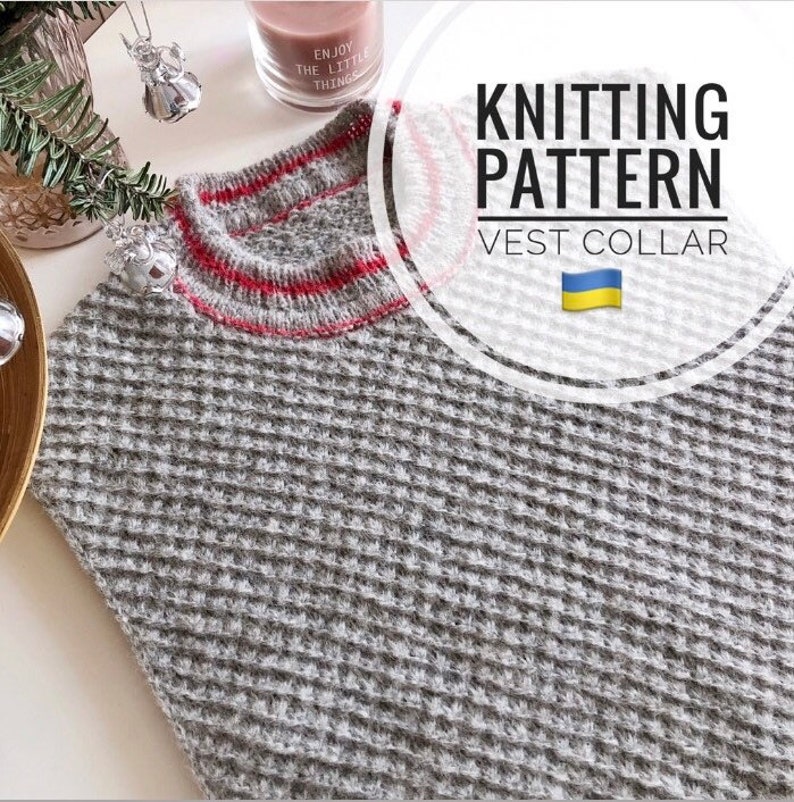 Knitting Cropped Vest Pattern Pdf Knitting Pattern Vest Sweater Vest ...
