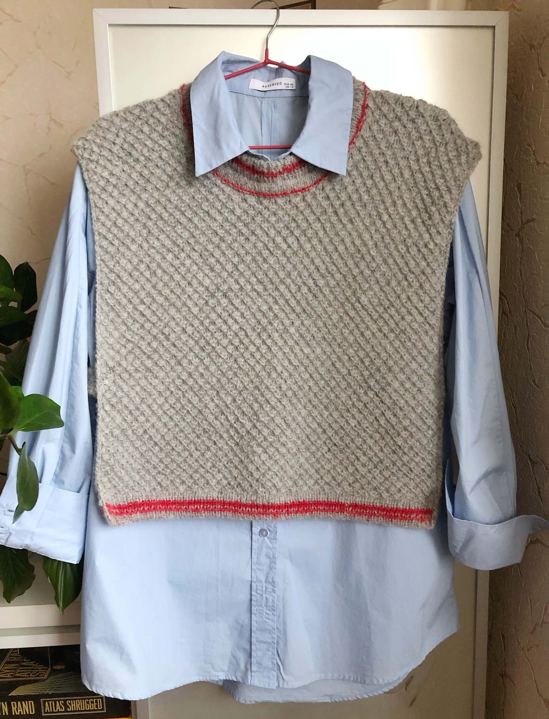 Knitting Cropped Vest Pattern Pdf Knitting Pattern Vest Sweater Vest ...