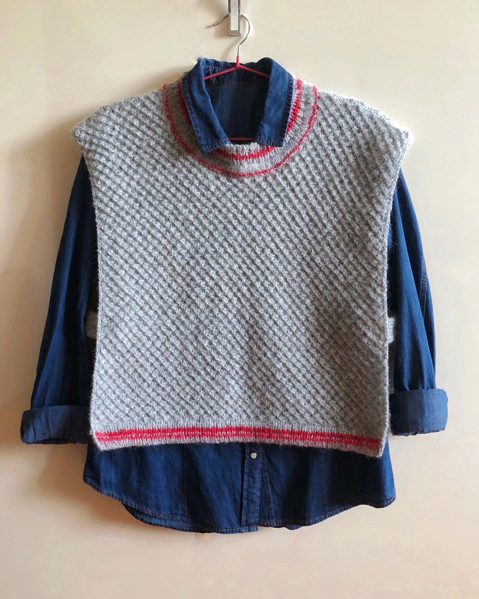 Knitting Cropped Vest Pattern Pdf Knitting Pattern Vest Sweater Vest ...