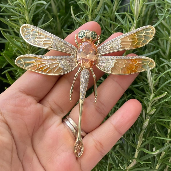 Dragonfly Brooch - Etsy