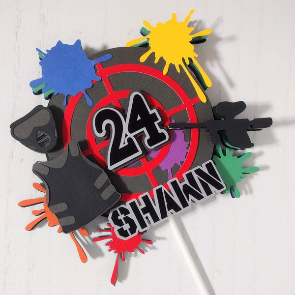 Paintball Cake - Etsy